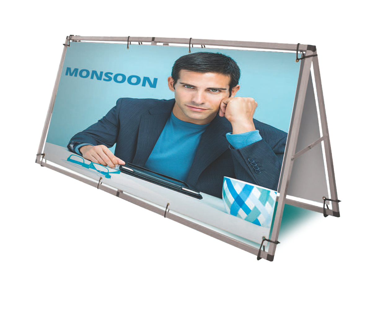 Monsoon A-Frame – Semaphore Display